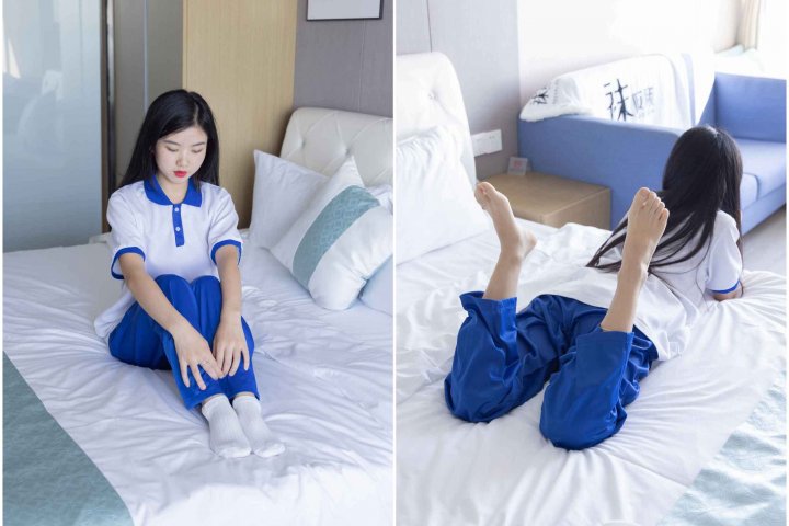 【网盘】[袜啵啵]NO.039小奶熊-校服、vans帆布鞋、短白棉袜、裸足 – MeiJiao资源站