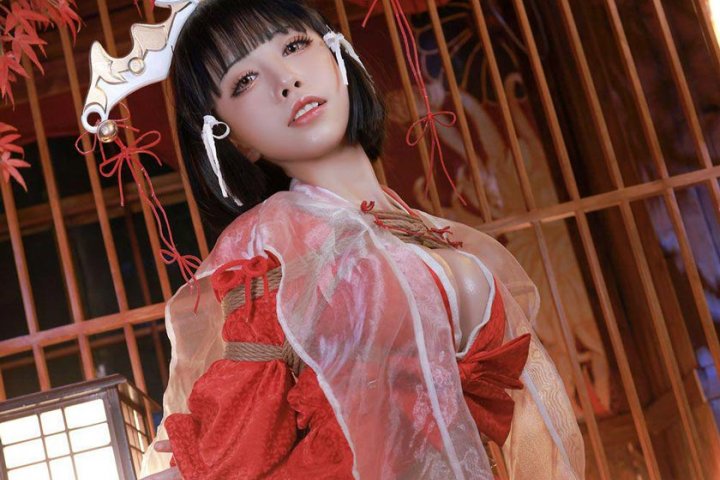 【网盘】水淼aqua 黑兽辉夜巫女_爱秀套图 – MeiJiao资源站